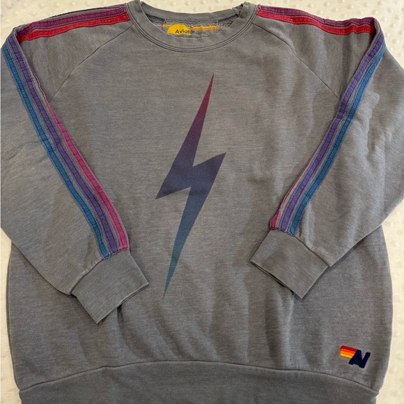 Aviator Nation | Sweaters | Aviator Nation Lightning Bolt Crewneck ...